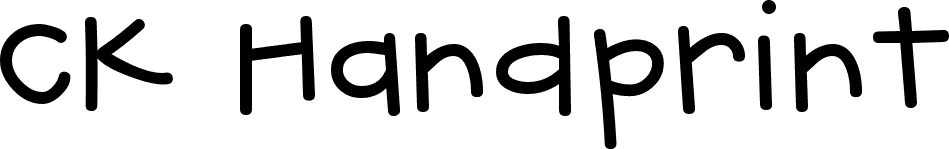 CK Handprint font
