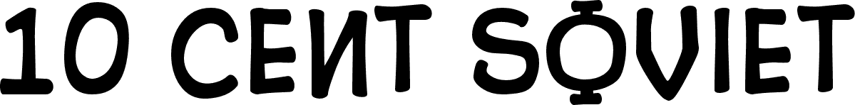 10 Cent Soviet font | Fonts2u.com