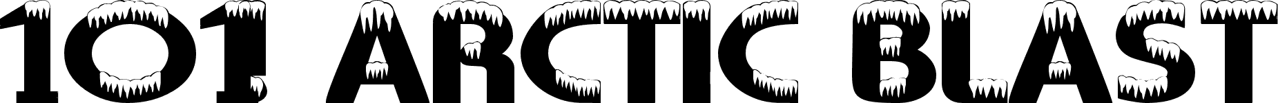 101! Arctic Blast font