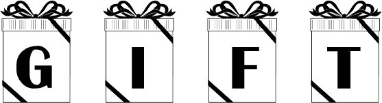 101! Gift font
