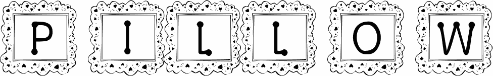 101! Pillow font | Fonts2u.com