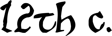 12th c. Abbey font | Fonts2u.com