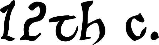 12th century caps font | Fonts2u.com