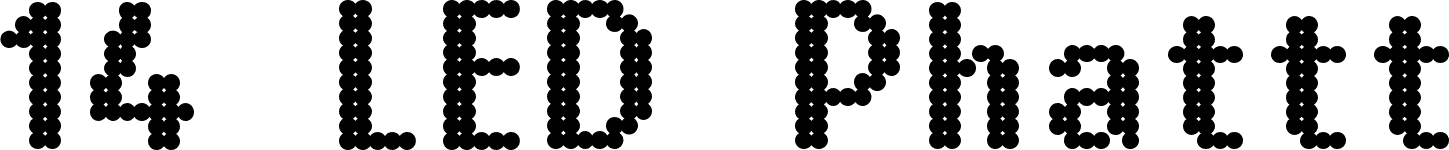 14 LED Phattt Heavy font | Fonts2u.com
