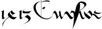 1413 Cursive font