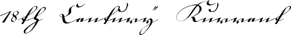 18th Century Kurrent font | Fonts2u.com