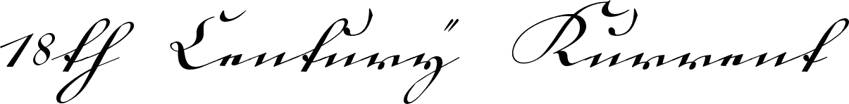18th Century Kurrent font | Fonts2u.com