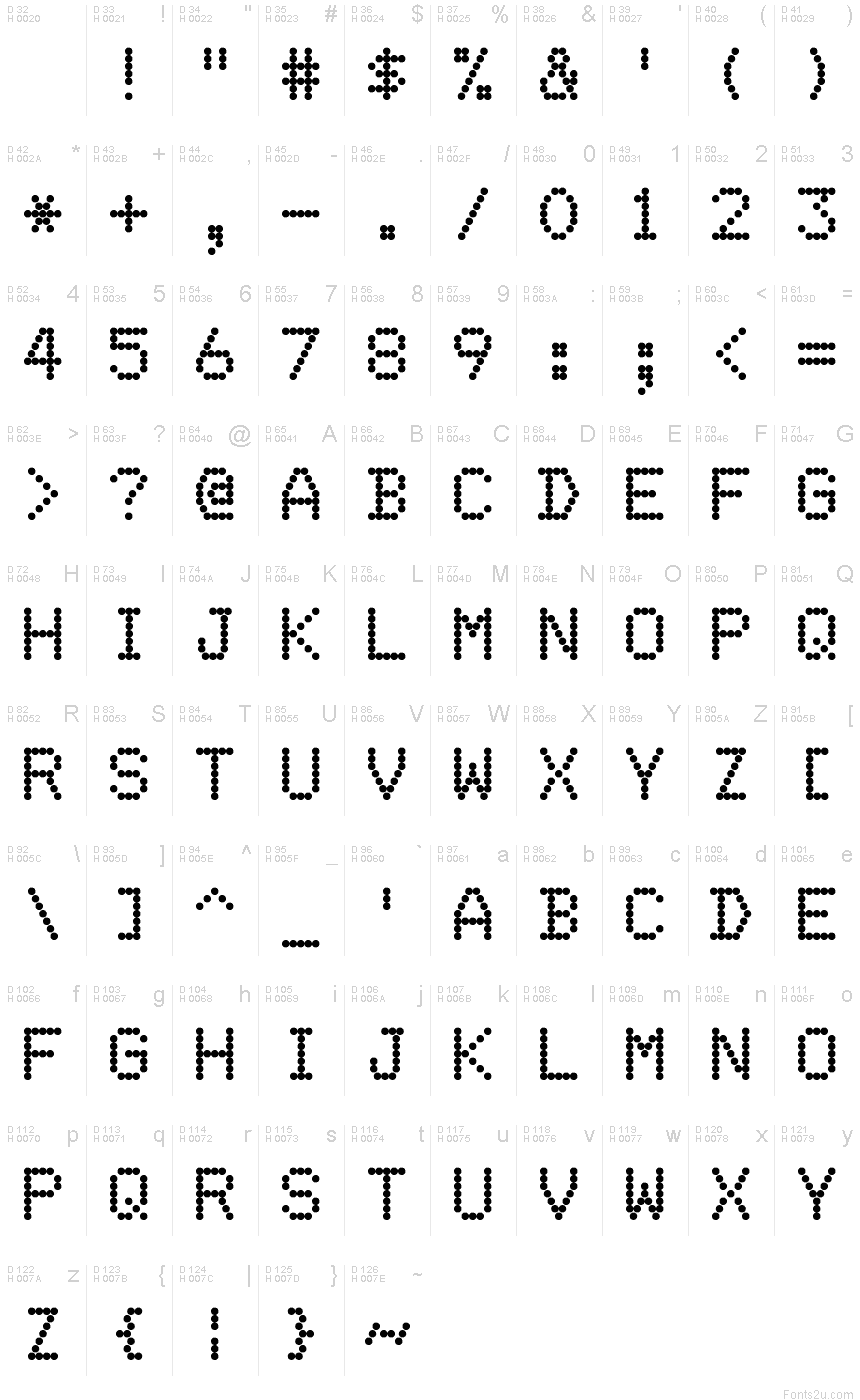 1979 Dot Matrix Regular Font Fonts2u 1979 Dot Matrix Regular Font Fonts2u
