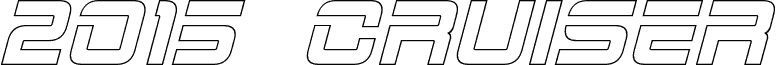 2015 Cruiser Bold Italic font | Fonts2u.com