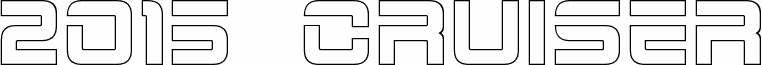 2015 Cruiser Bold Italic font | Fonts2u.com