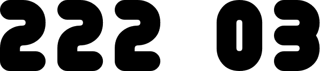 222 03 font | Fonts2u.com