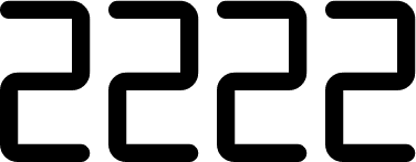 2222 Regular font