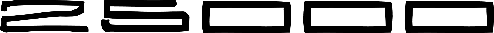 25000 font | Fonts2u.com