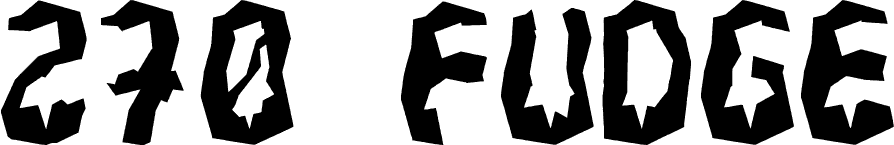 270 Fudge font | Fonts2u.com