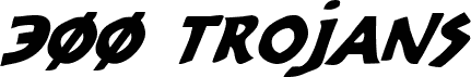 300 Trojans font | Fonts2u.com