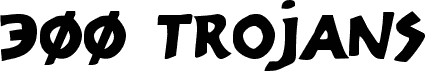 300 Trojans Condensed font | Fonts2u.com