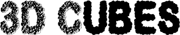 3D Cubes font | Fonts2u.com