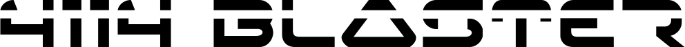 4114 Blaster font | Fonts2u.com