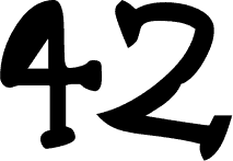 42 font | Fonts2u.com