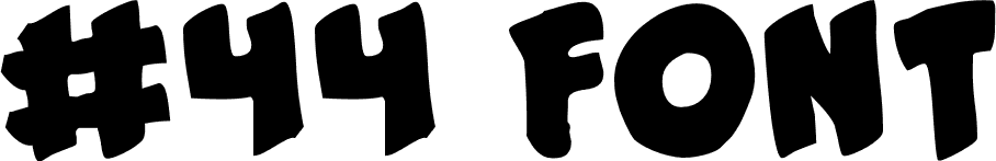 #44 Font font | Fonts2u.com