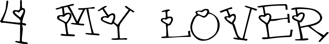 4 my lover font