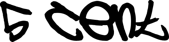 5 cent font