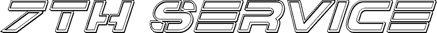 7th Service 字体 | Fonts2u.com