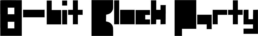 8-bit Block Party Schriftart