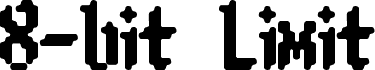8-bit Limit (BRK) font | Fonts2u.com