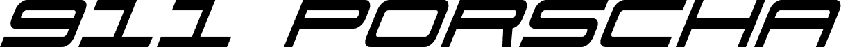 911 Porscha Bold 字体 | Fonts2u.com