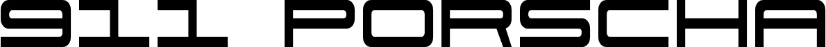 911 Porscha Expanded font | Fonts2u.com