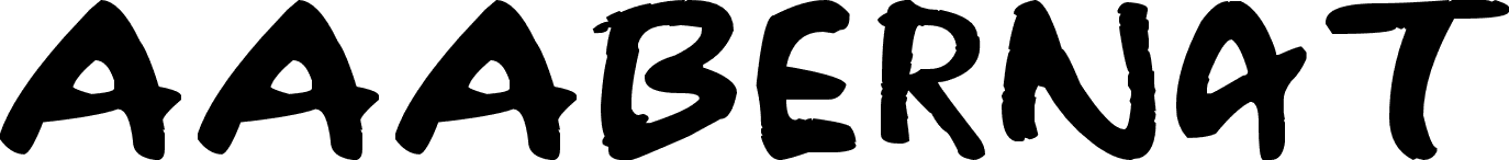 AAA Bernat font | Fonts2u.com