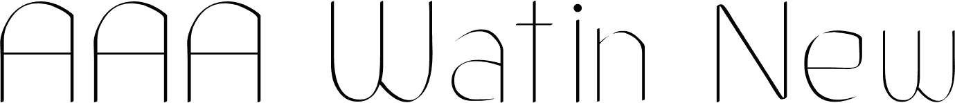 AAA-Watin New font | Fonts2u.com