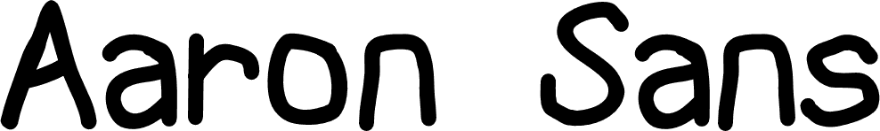 Aaron SansRegular font | Fonts2u.com