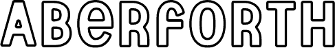 Aberforth Outline Italic Reg font | Fonts2u.com
