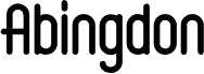 Abingdon Bold font | Fonts2u.com