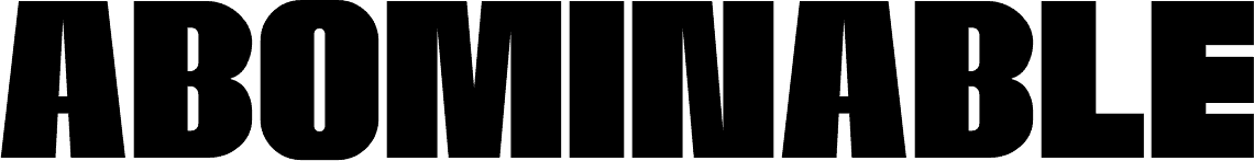 Abominable Bold font | Fonts2u.com