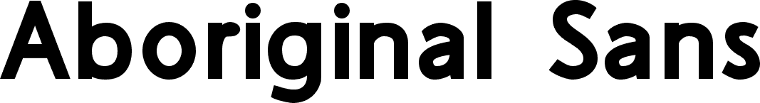 Aboriginal Sans Bold font | Fonts2u.com