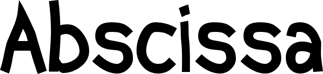 Abscissa Bold font