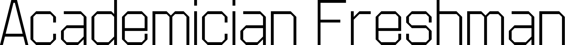 Academician Freshman Regular font