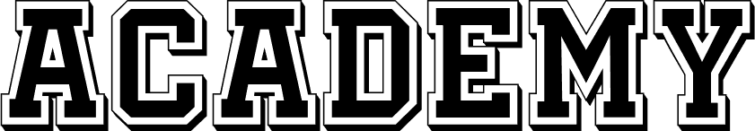 Academy Filled 3D Regular font | Fonts2u.com