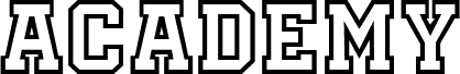 Academy Filled 3D Regular font | Fonts2u.com