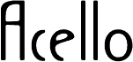 Acello Demo Regular font | Fonts2u.com