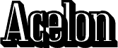 Acelon Vintage Demo Drawn font | Fonts2u.com