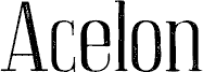 Acelon Rough Demo Regular font | Fonts2u.com