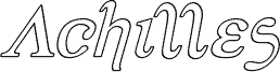 Achilles Italic font