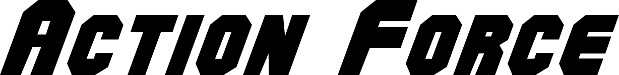 Action Force Normal font | Fonts2u.com