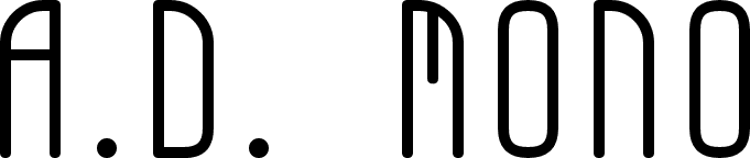 A.D. MONO font | Fonts2u.com