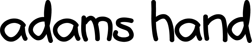 adams hand font | Fonts2u.com