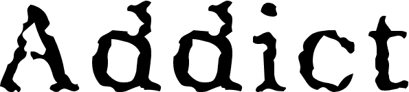 Addicted to Type font | Fonts2u.com